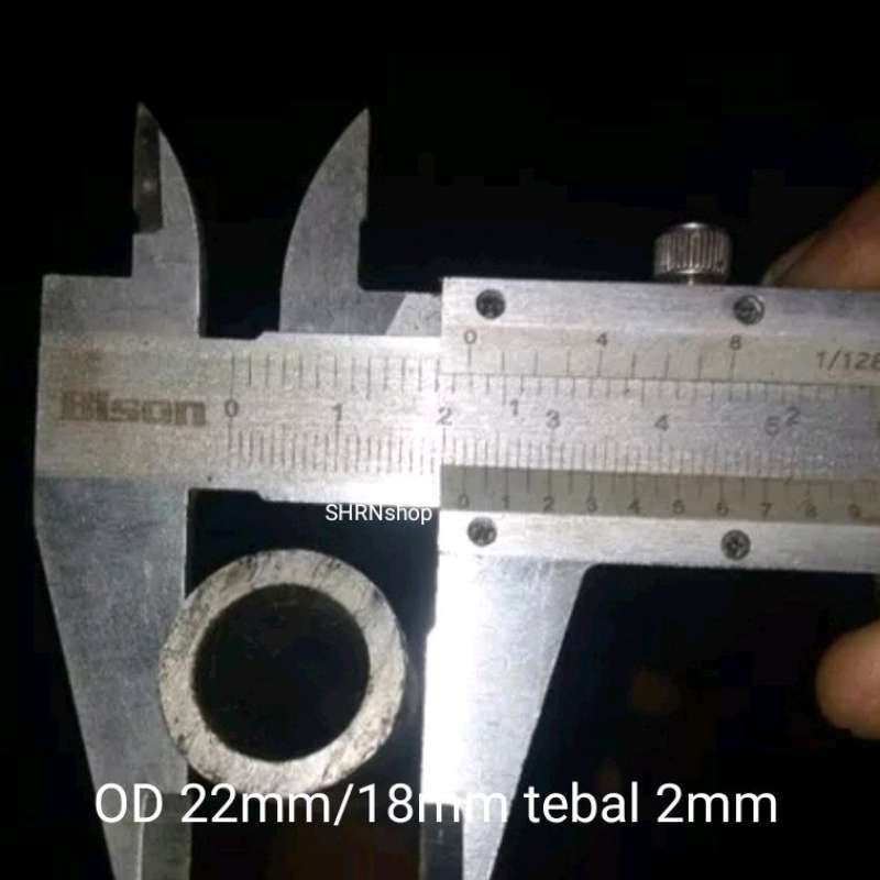 Promo besi pipa seamless diameter 22mm/18mm tebal 2mm panjang 100cm ...