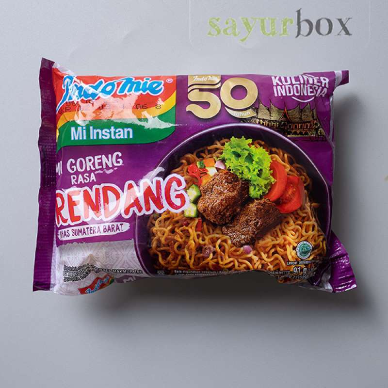 Jual Indomie Goreng Rendang 91 gram Sayurbox - JKT di Seller Sayurbox ...