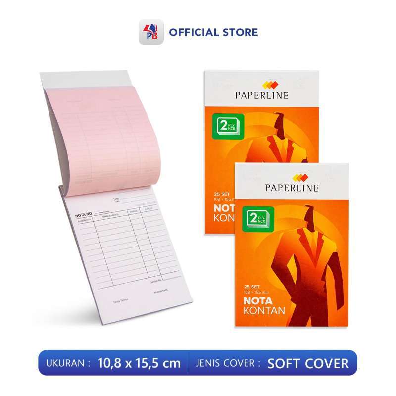 Jual Buku Nota Kontan Paperline Lapisan 1 2 3 Ply Macam Ukuran dan ...