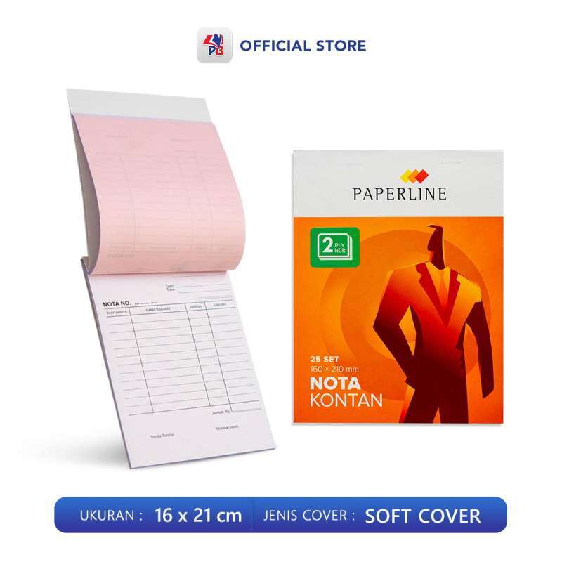 Jual Buku Nota Kontan Paperline Lapisan 1 2 3 Ply Macam Ukuran dan ...