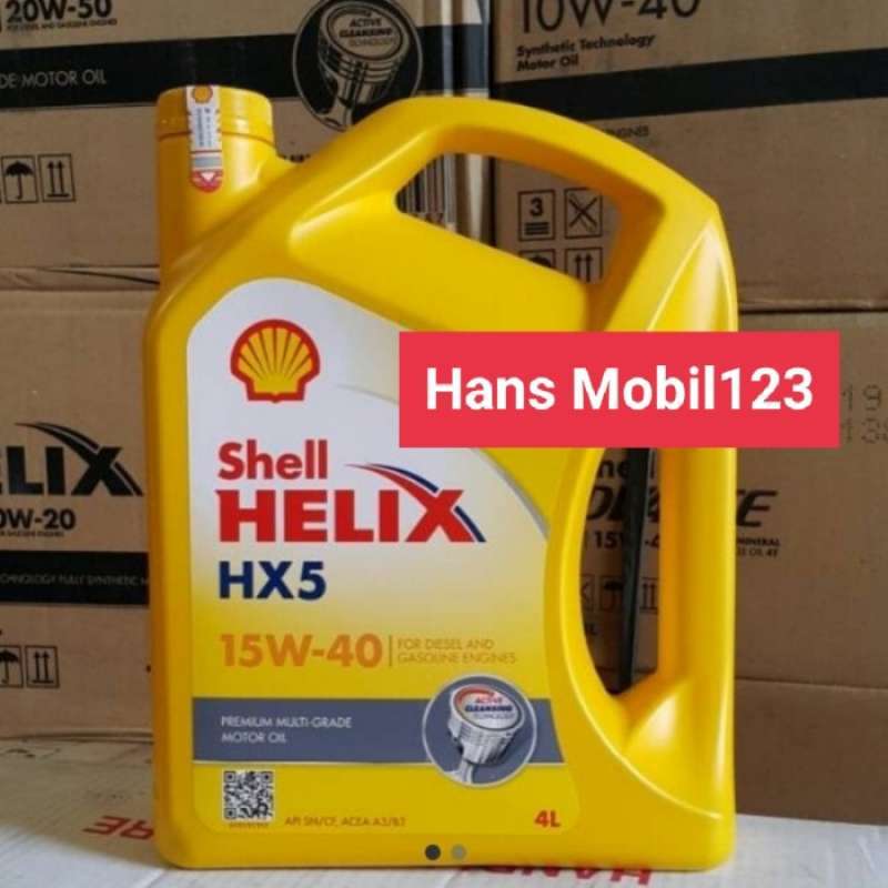 Jual Oli Shell Hx5 sae 15w-40 Scan Barcode Original ðŸ’¯ di Seller Huma ...
