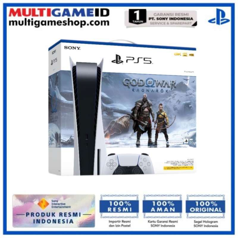 Promo PS5 Sony Playstation5 Disc Version Bundle God of War Ragnarok ...