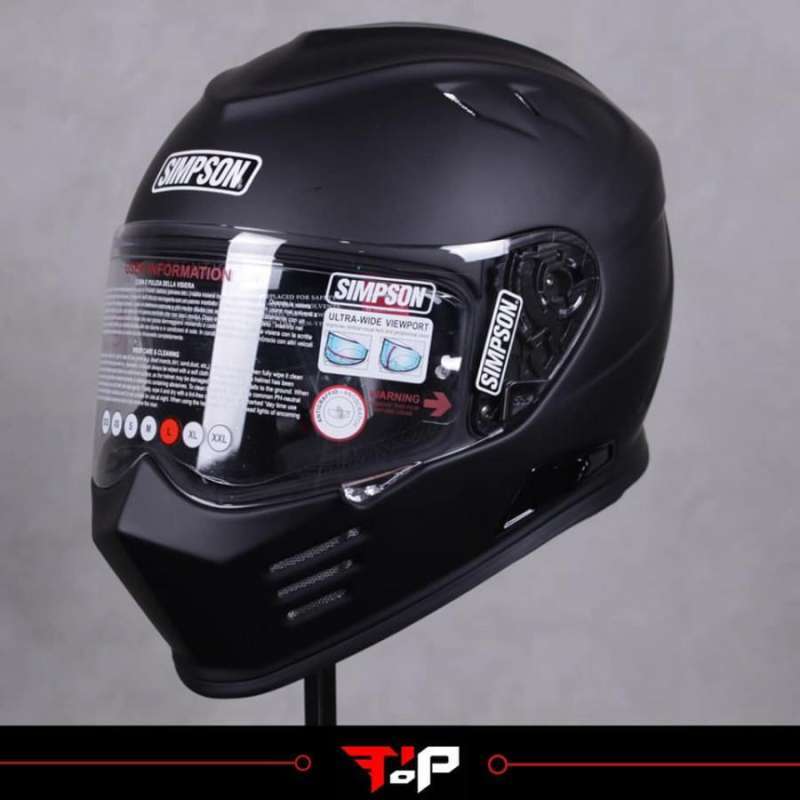 Jual Simpson Venom Ghost Bandit Black Matte Helm Di Seller Tiptop ...