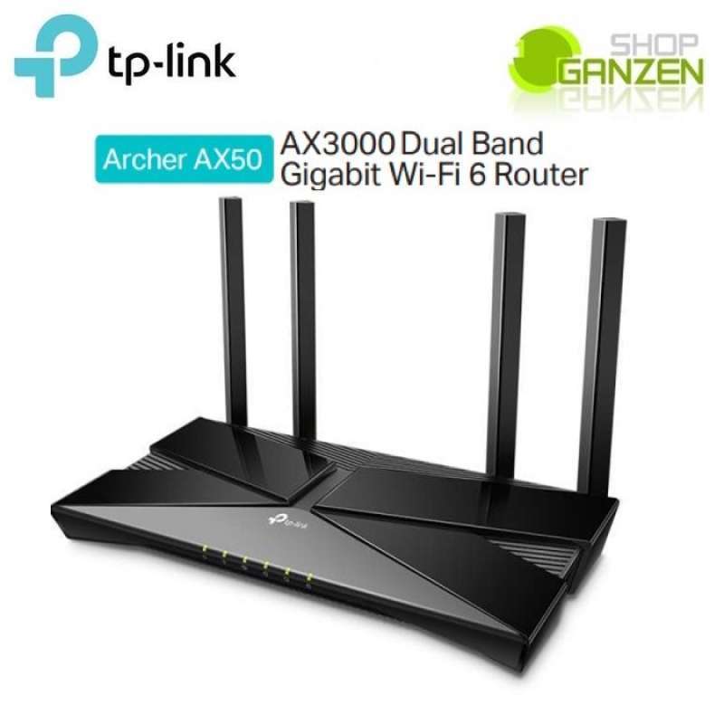 Promo Archer AX50 AX3000 Dual Band Gigabit Wi-Fi 6 Router Diskon 23% di ...
