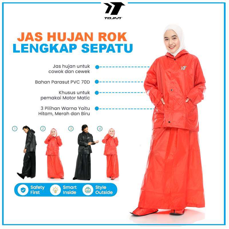Jas Hujan Rok - Harga Terbaru, Kredit, Spesifikasi Desember 2024 | Blibli