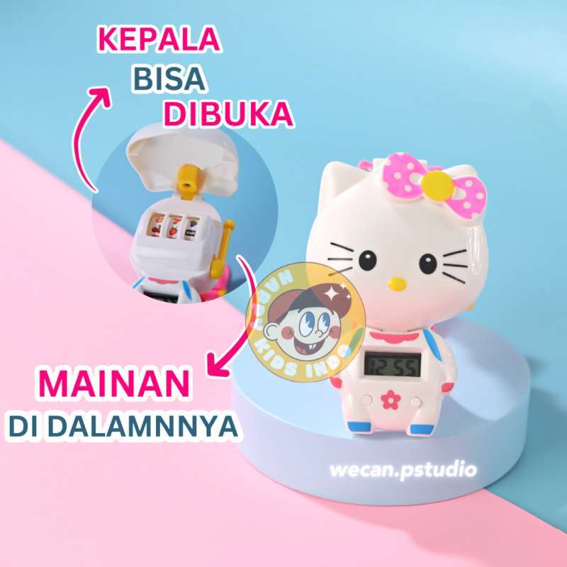 Promo JAM TANGAN ANAK PENCET SPIN - HELLO KITTY / JAM PENCET SPIN / JAM ...