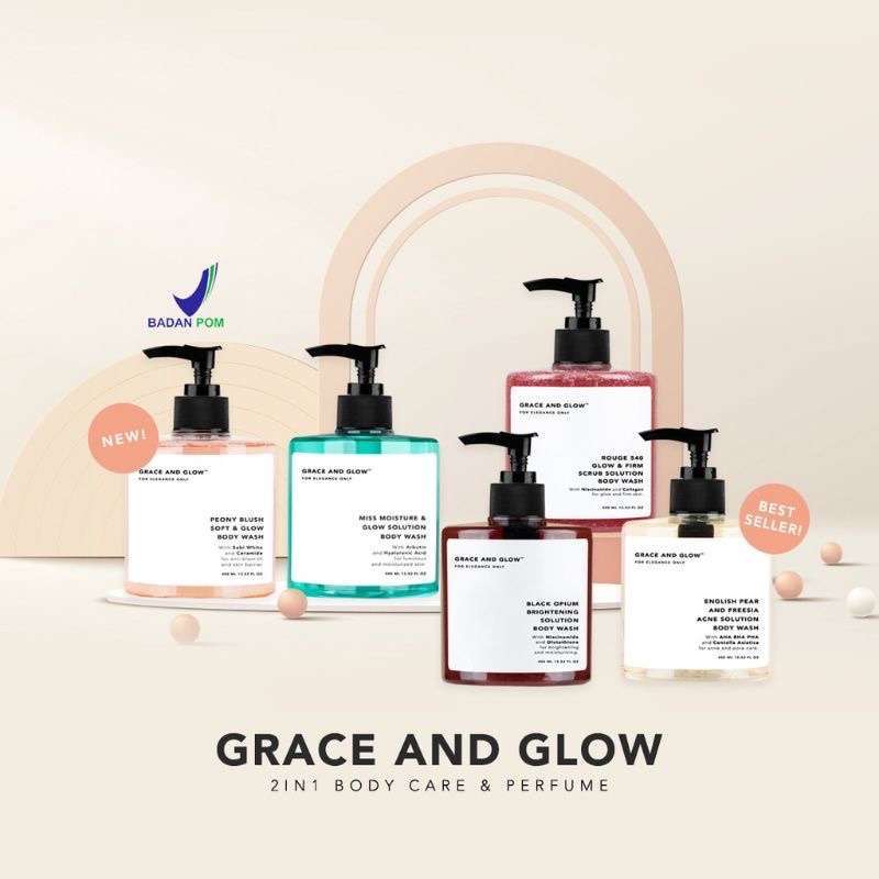 Jual Grace and Glow Body Wash | Sabun Mandi Grace and Glow di Seller ...