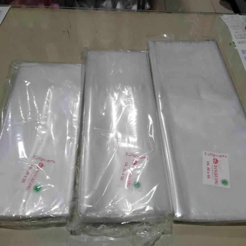 Promo Plastik Packing Laundry Bening Berbagai Ukuran Bahan PP Diskon 5% ...