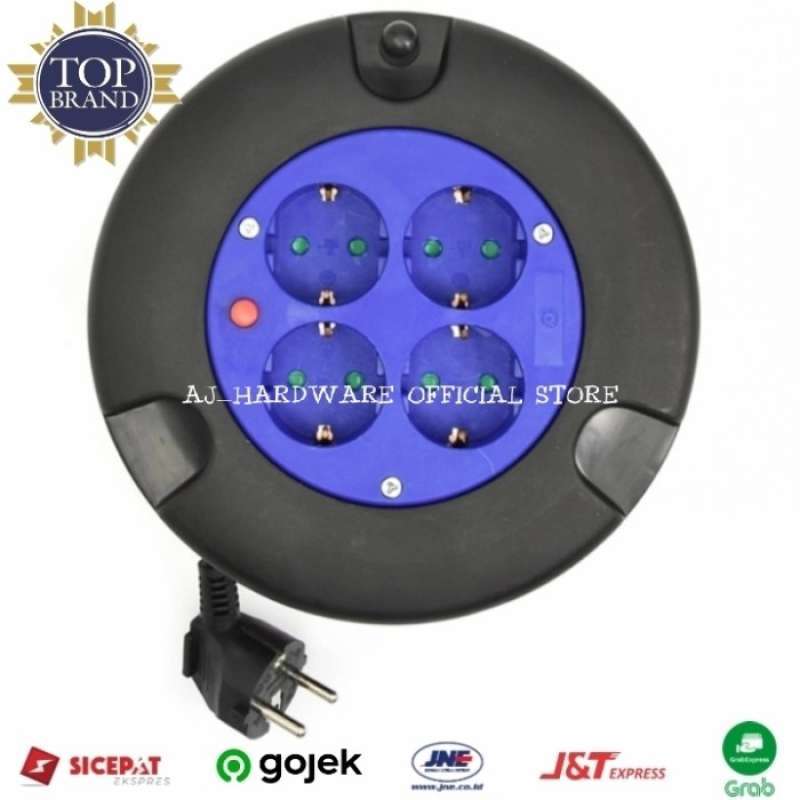 Promo KRISBOW Kabel Roll 5 Meter 16A - Hitam Diskon 23% di Seller ...