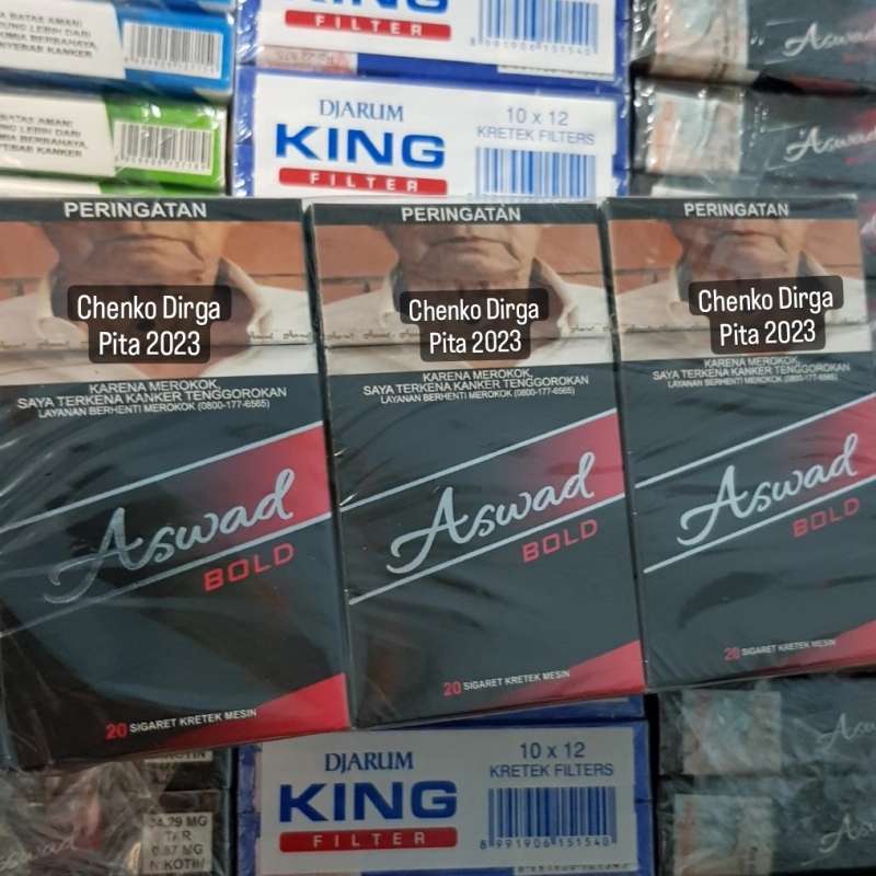Promo Rokok Aswad Bold - Rokok 20 Batang Diskon 28% Di Seller Chenko ...