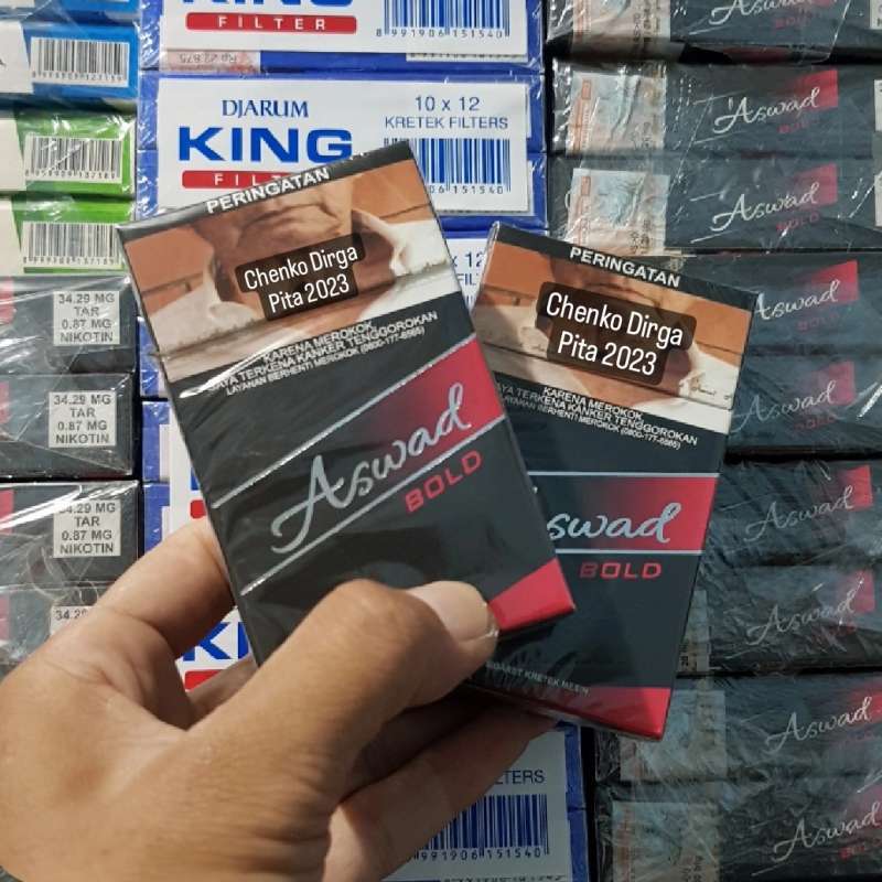 Promo Rokok Aswad Bold - Rokok 20 Batang Diskon 28% Di Seller Chenko ...