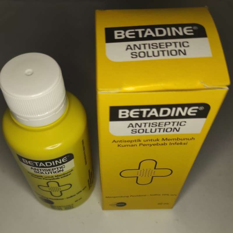 Promo Betadine Solution 60Ml / Obat Luka Antiseptik Diskon 23% di Seller Fortune Medika - Kota ...
