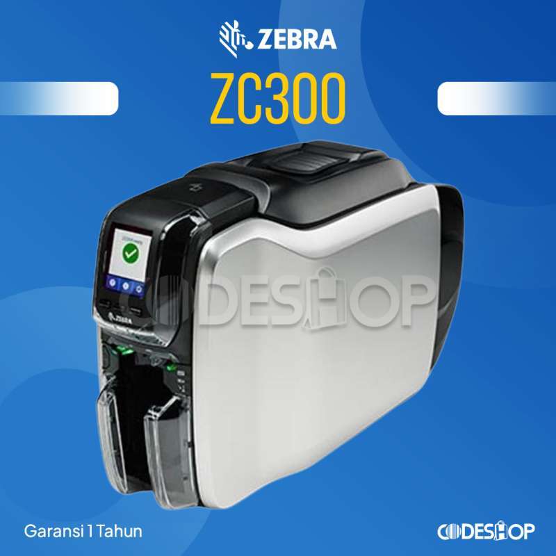 Jual Printer Id Card Zebra Zc300 Cetak Kartu Single Side Zc 300 Di Seller Codeshop Makassar ...