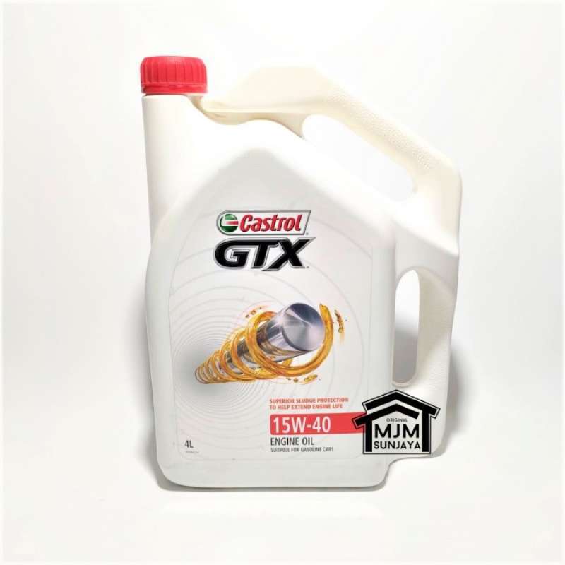 Promo Oli Mesin Castrol Gtx Sae 15W-40 Bensin Galon 4 Liter Oil Diskon ...