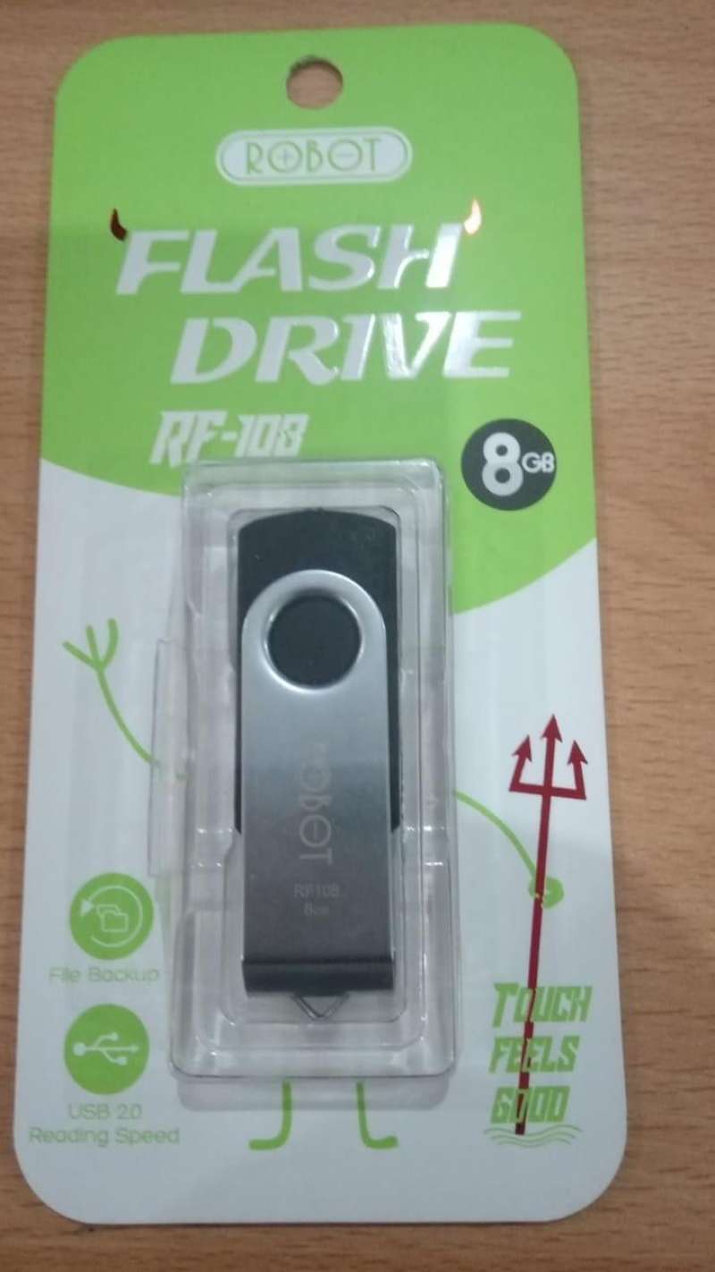 Jual FLASHDISK 8GB ROBOT RF-108 ORIGINAL di Seller SMS COMPUTER DEPOK ...
