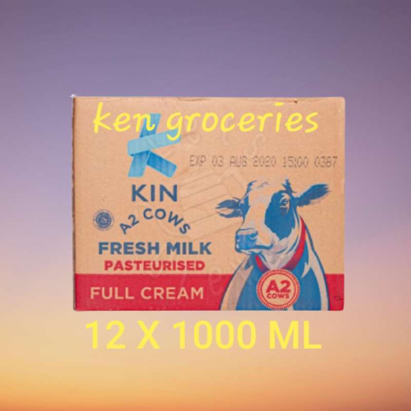 Jual susu fresh milk kin 1 karton | fresh milk pasteurisasi kin di ...