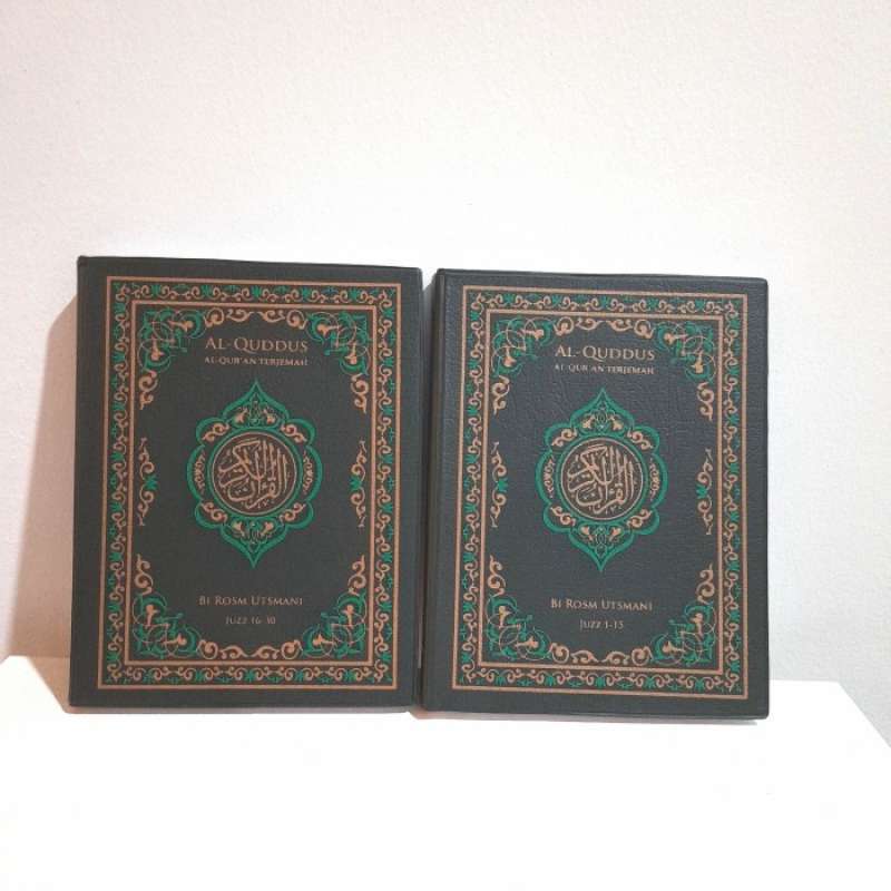 Jual Al Quran Rasm Utsmani Quddus Terjemah 2 Jilid Ukuran Kecil Di ...