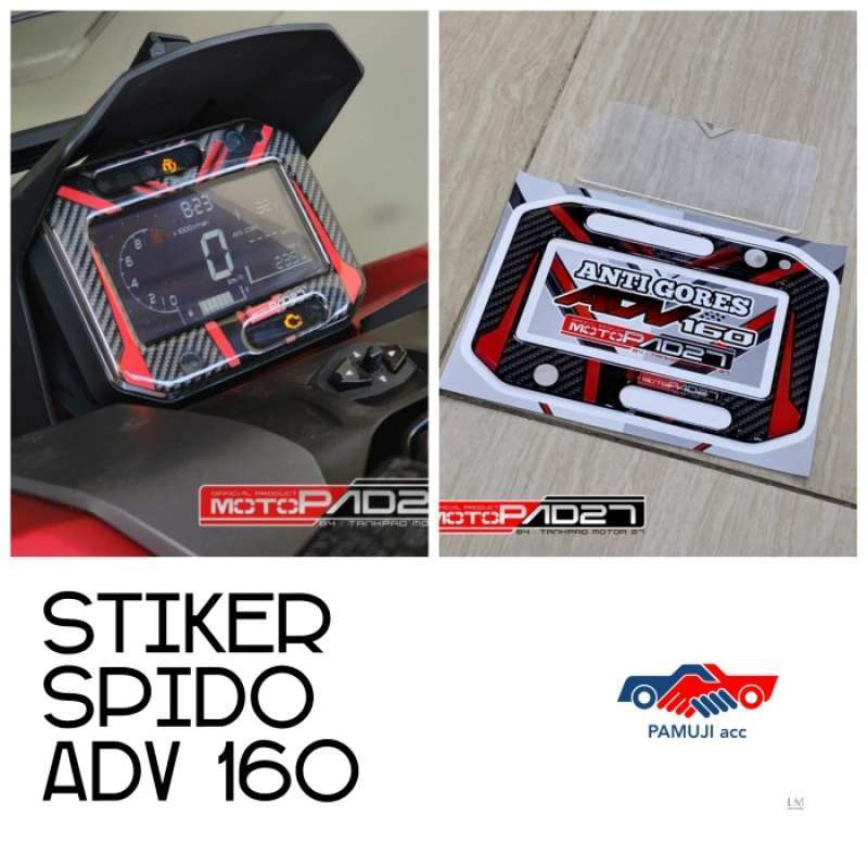 Promo Stiker Spido Speedometer New Adv 160 Motopad27 Plus Antigores ...
