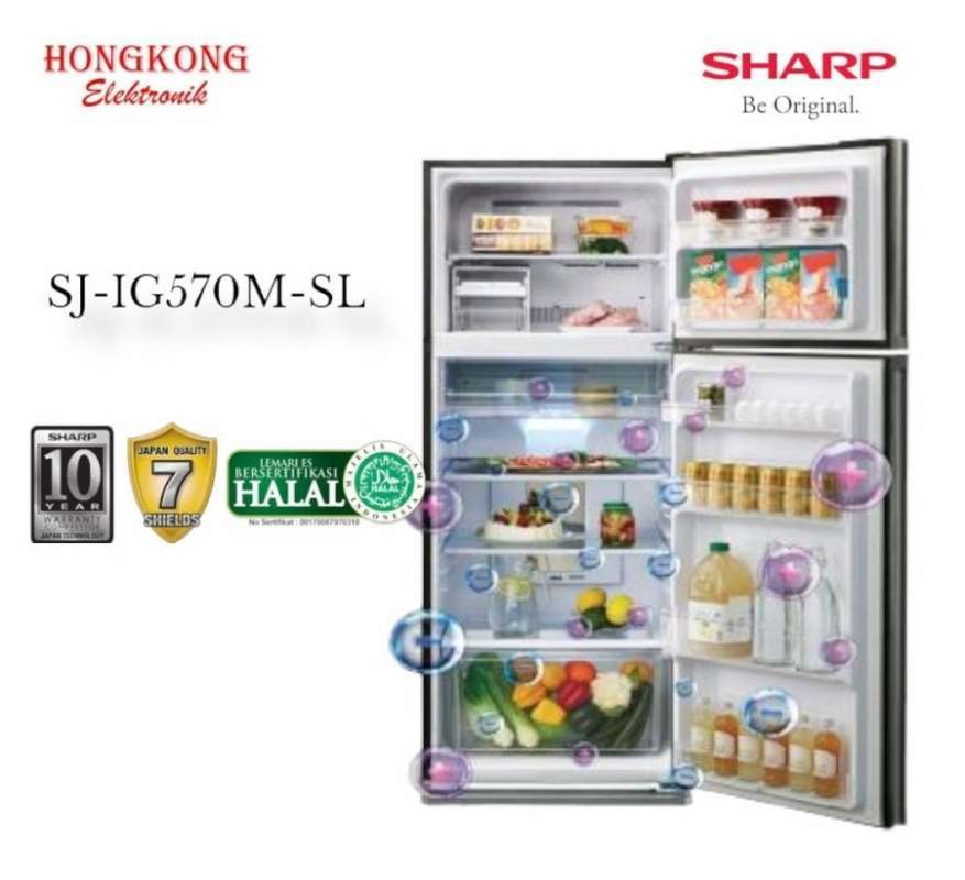 Jual Kulkas Sharp Sj Ig570 M Sl Original, Murah & Diskon April 2024 ...