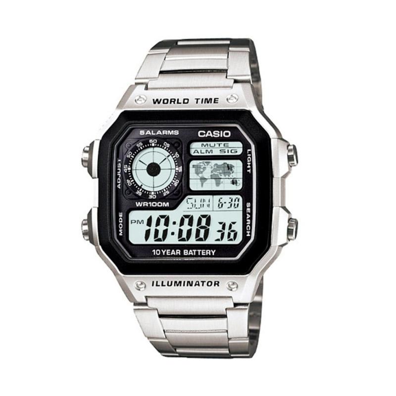 Jual Casio Original Jam Tangan Pria - Silver AE-1200WHD-1AVDF di Seller ...