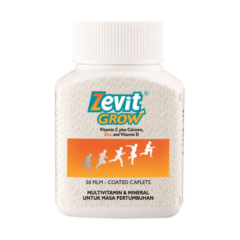 Jual Zevit Grow Pertumbuhan Botol Multivitamin [50 Kaplet] Di Seller ...