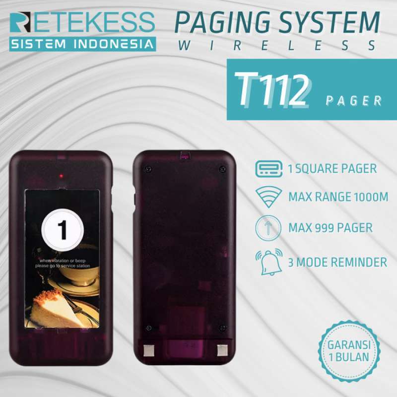 Promo RETEKESS Calling System Restaurant Pager Paging System T112 ...