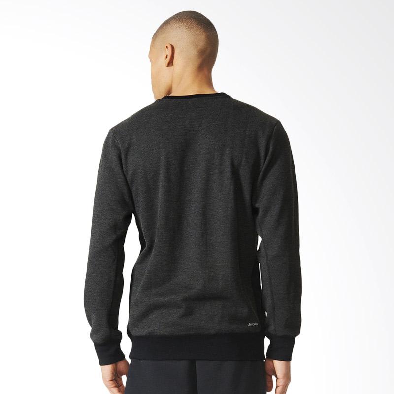 Jual Adidas Men Training Prime Crew Sweater Olahraga Pria - Black ...
