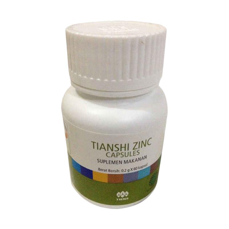 Jual Tiens Tianshi Zinc Kapsul Peninggi Badan Suplemen Makanan di ...