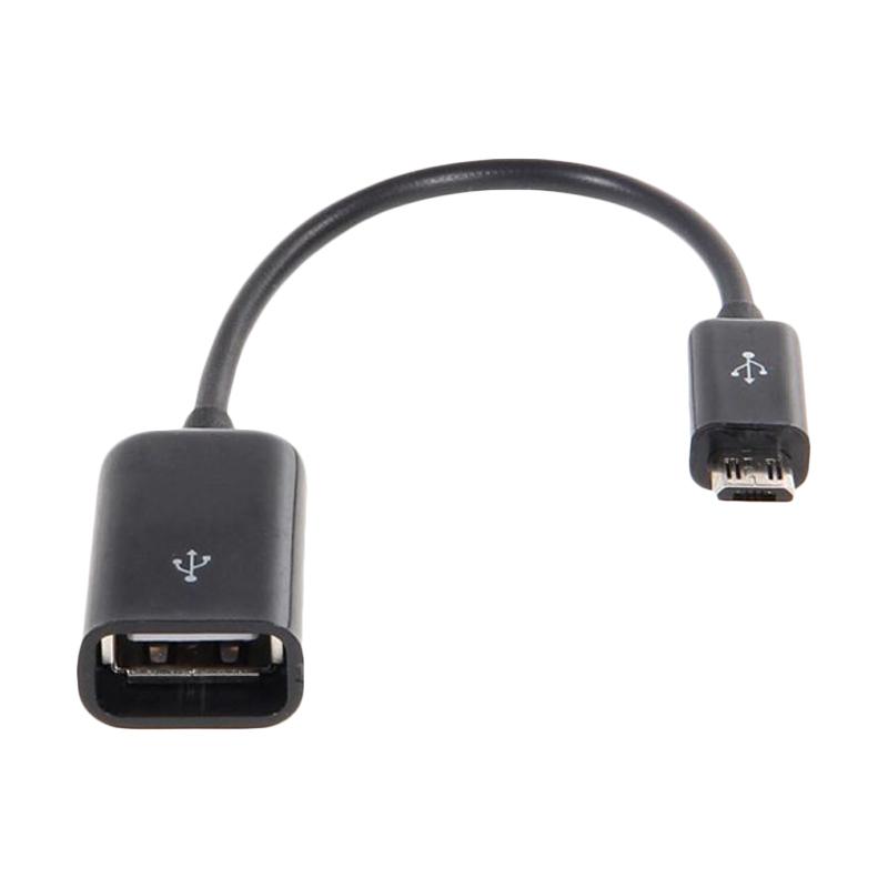 Jual Universal Kabel USB OTG Micro USB to USB Female - Hitam - Hitam di ...
