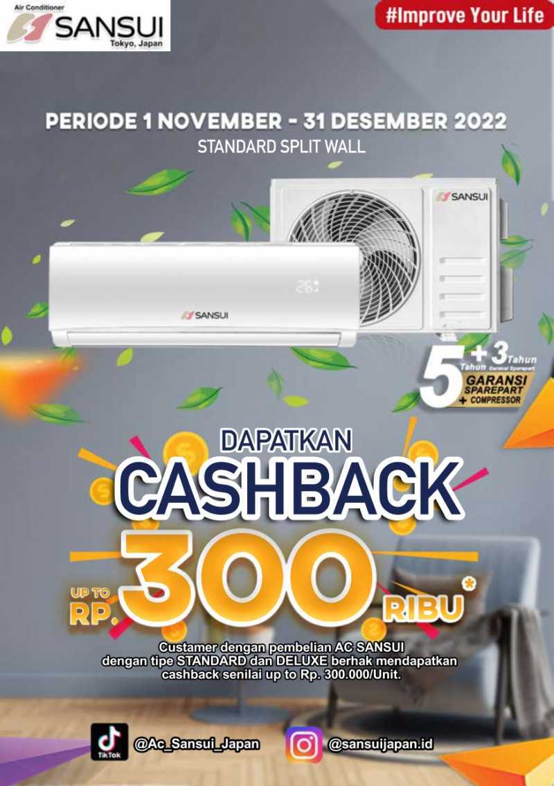 Promo SANSUI JAPAN AC Split 0.5 PK Standard R32 1/2 PK SA-L05S2 - PLUS ...