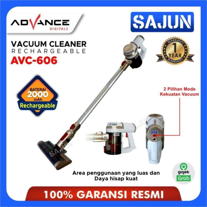 Jual Advance Vacuum Cleaner Avc-606 Portable Rechargeable Avc606 Di ...