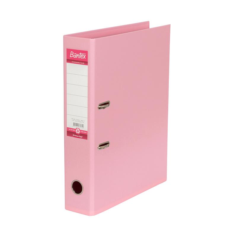 Jual Bantex #1465 74 Folio Plastic Lever Arch File Ordner - Musky Pink ...