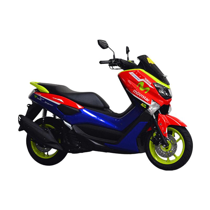 Jual Yamaha Nmax Non ABS Custom Sepeda Motor - Red Blue GP Movistar di ...