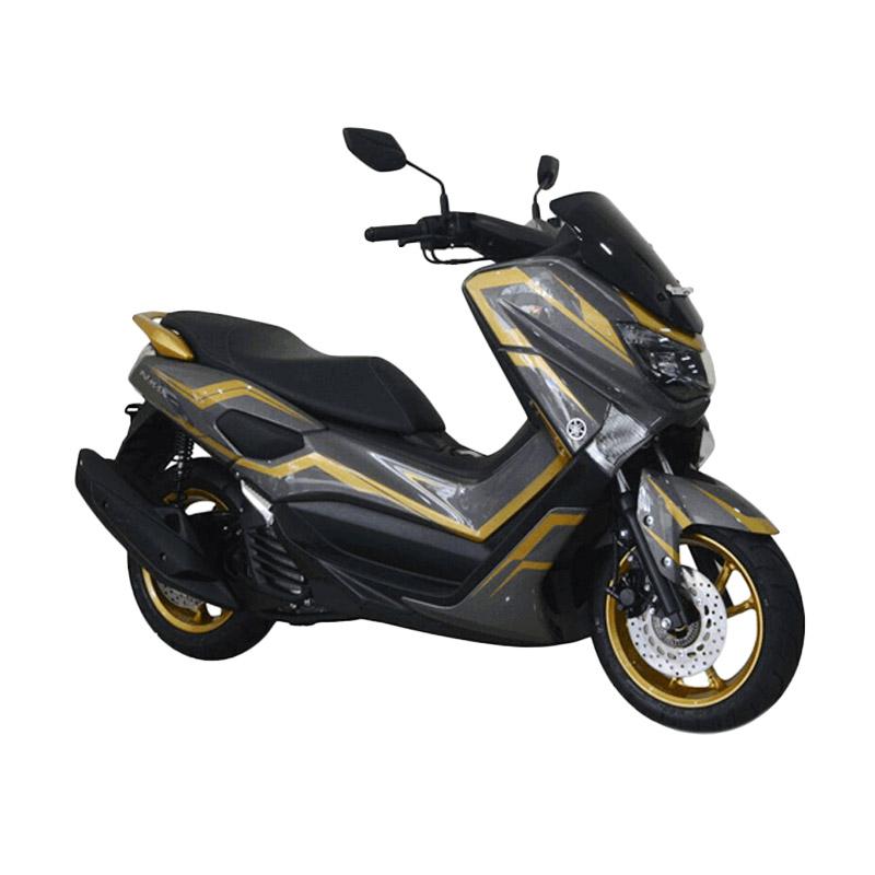 Jual Yamaha Nmax Non ABS Custom Sepeda Motor - Gunmetal Strip Gold di ...