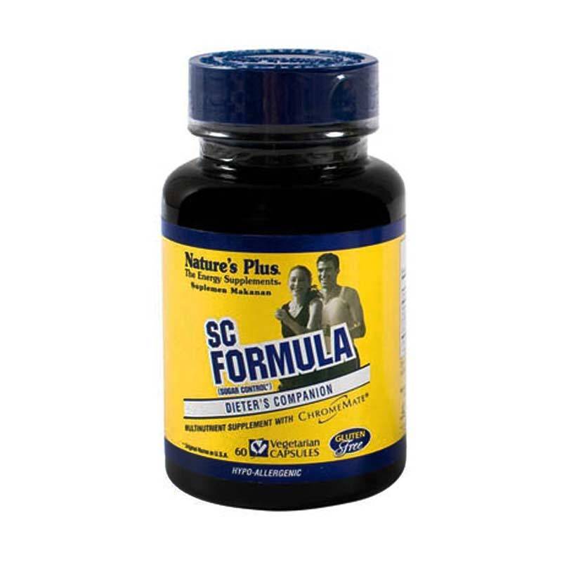 Jual Nature's Plus SC Formula Sugar Control Suplemen Kesehatan [60 ...