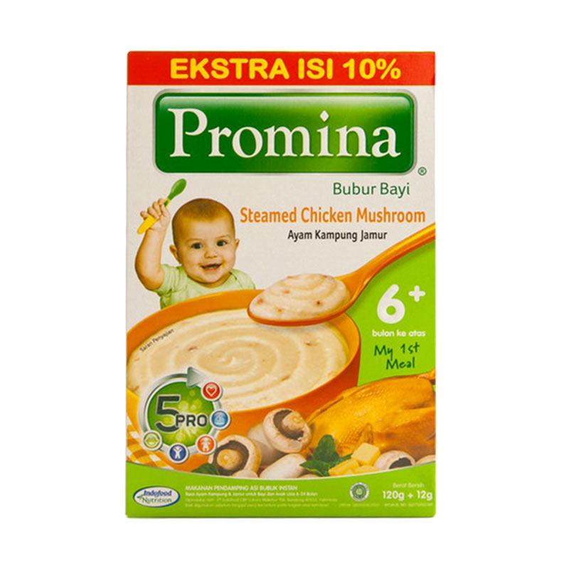 Jual Promina Baby Cereal Steamed Chicken Mushroom Bubur Tim [120 g/ Box ...