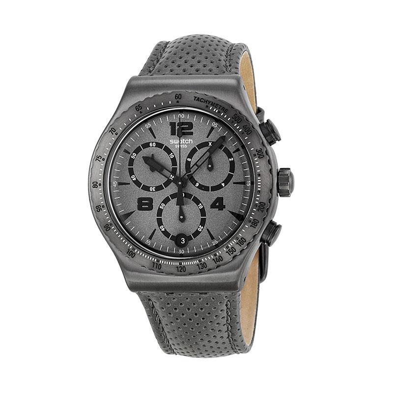 Promo Swatch YVM400 Irony Parioli Chronograph Jam Tangan Pria - Grey ...