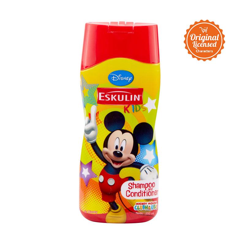 Jual Eskulin Disney Mickey Mouse Kids Shampoo & Conditioner [200 mL] di ...