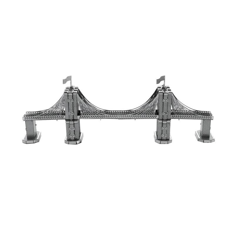 Jual Fascinations Metal Earth Architecture Brooklyn Bridge Mini Blocks ...