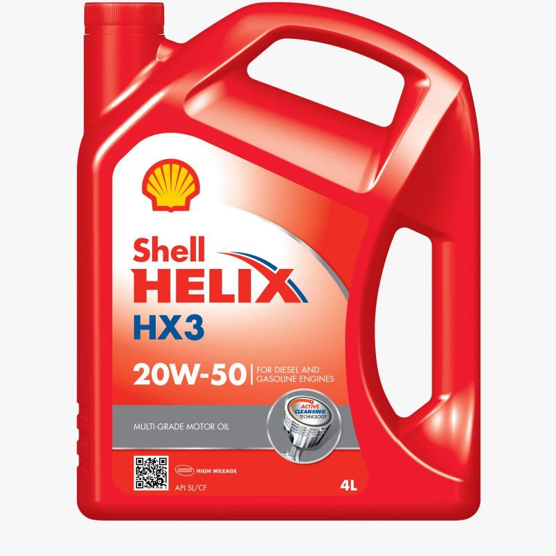 Promo Shell Helix Hx3 20w-50 Multi-grade Oli Pelumas Mesin [4 L ...