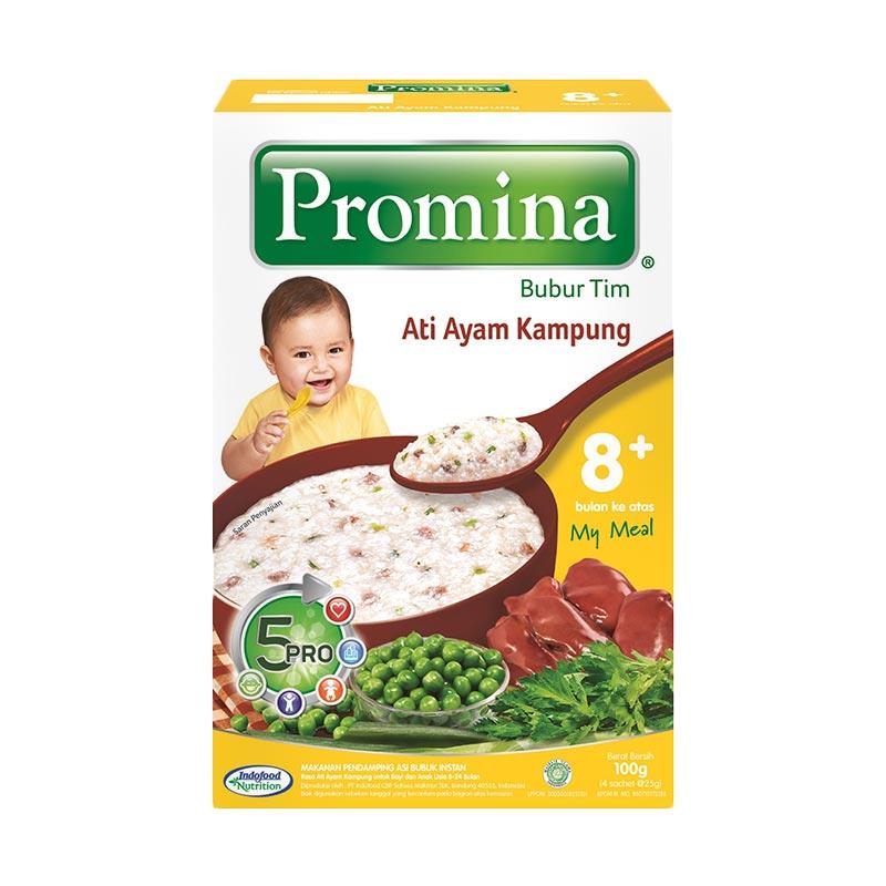 Jual Promina Bubur Tim Lanjutan Ati Ayam Kampung Makanan Bayi [Box/ 100 ...