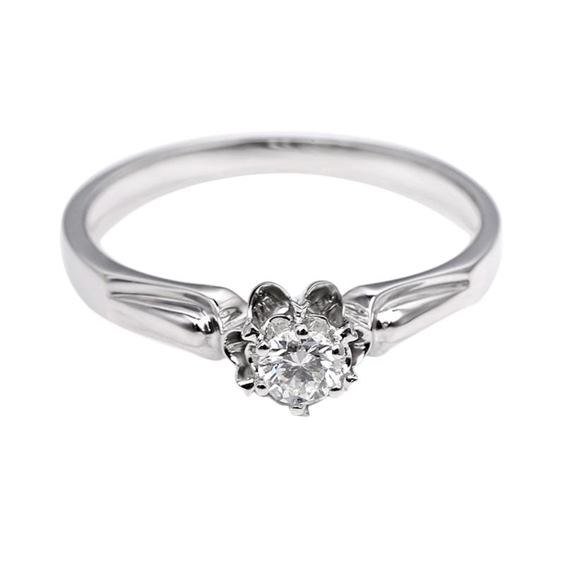Jual Tiaria DJXJZ021 Perhiasan Emas Putih dan Berlian White Gold Cincin ...