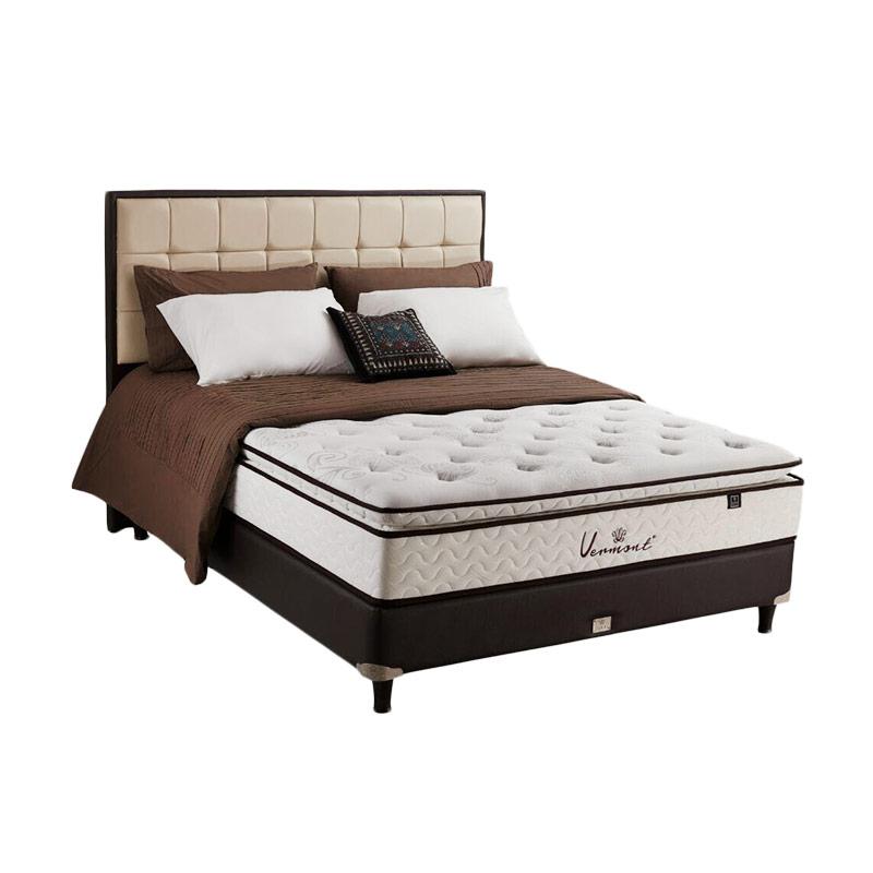 Jual Luxio Springbed Vermont Set Springbed - Putih [Full Set/Khusus ...