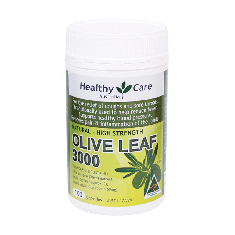 Jual Healthy Care Olive Leaf Extract 3000 Suplemen [100 Caps] Di Seller