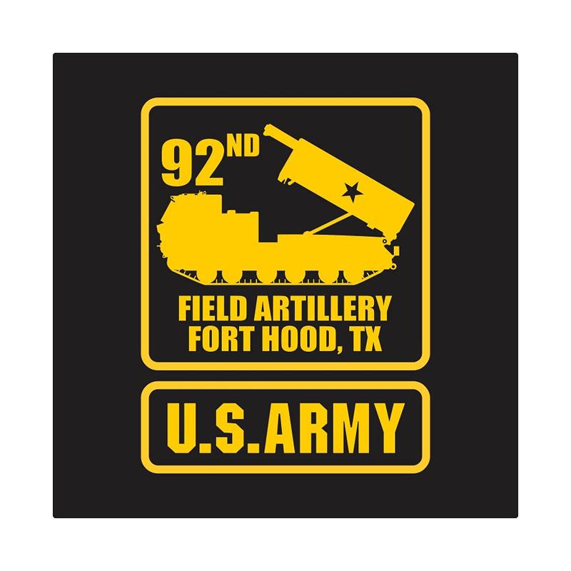 Jual Kyle Us Army 92nd Field Artillery Fort Hood Mlrs Cutting Sticker ...