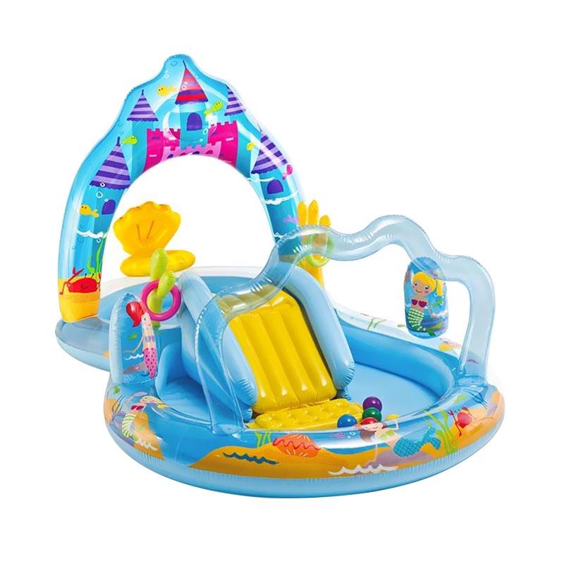 Jual Intex - Kolam Renang Mermaid Kingdom Play Center Kiddie Spray ...