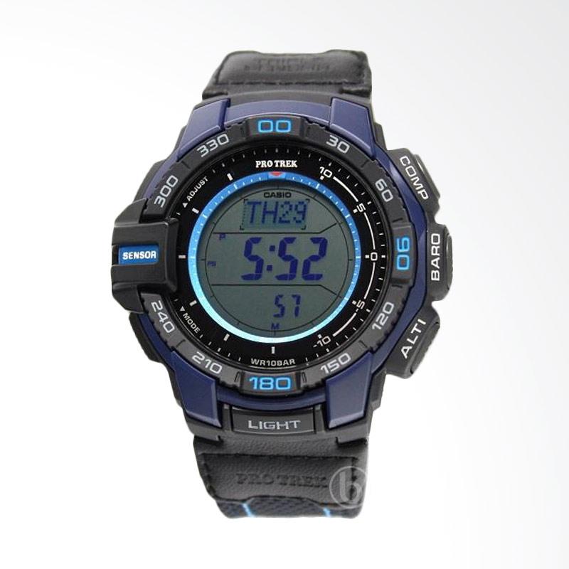 Promo Casio Protrek Solar Triple Sensor Ver.3 Jam Tangan Pria - Blue Prg-270b-2dr Diskon 12% Di ...