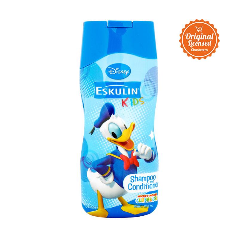 Jual Eskulin Mickey Mouse Disney Kids Donald Shampoo & Conditioner [200 ...