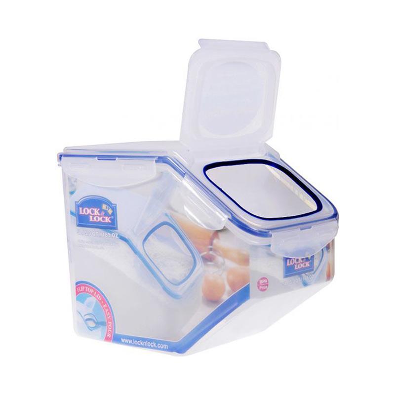 Jual Lock&lock Hpl700 Rectangular With Flip Lid Food Container [5.0 L ...