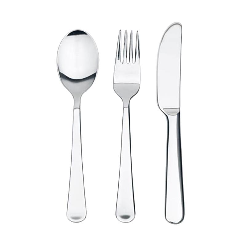 Jual IKEA (R) Dragon Stainless Steel Set Cutlery for Usia 5 tahun ke ...